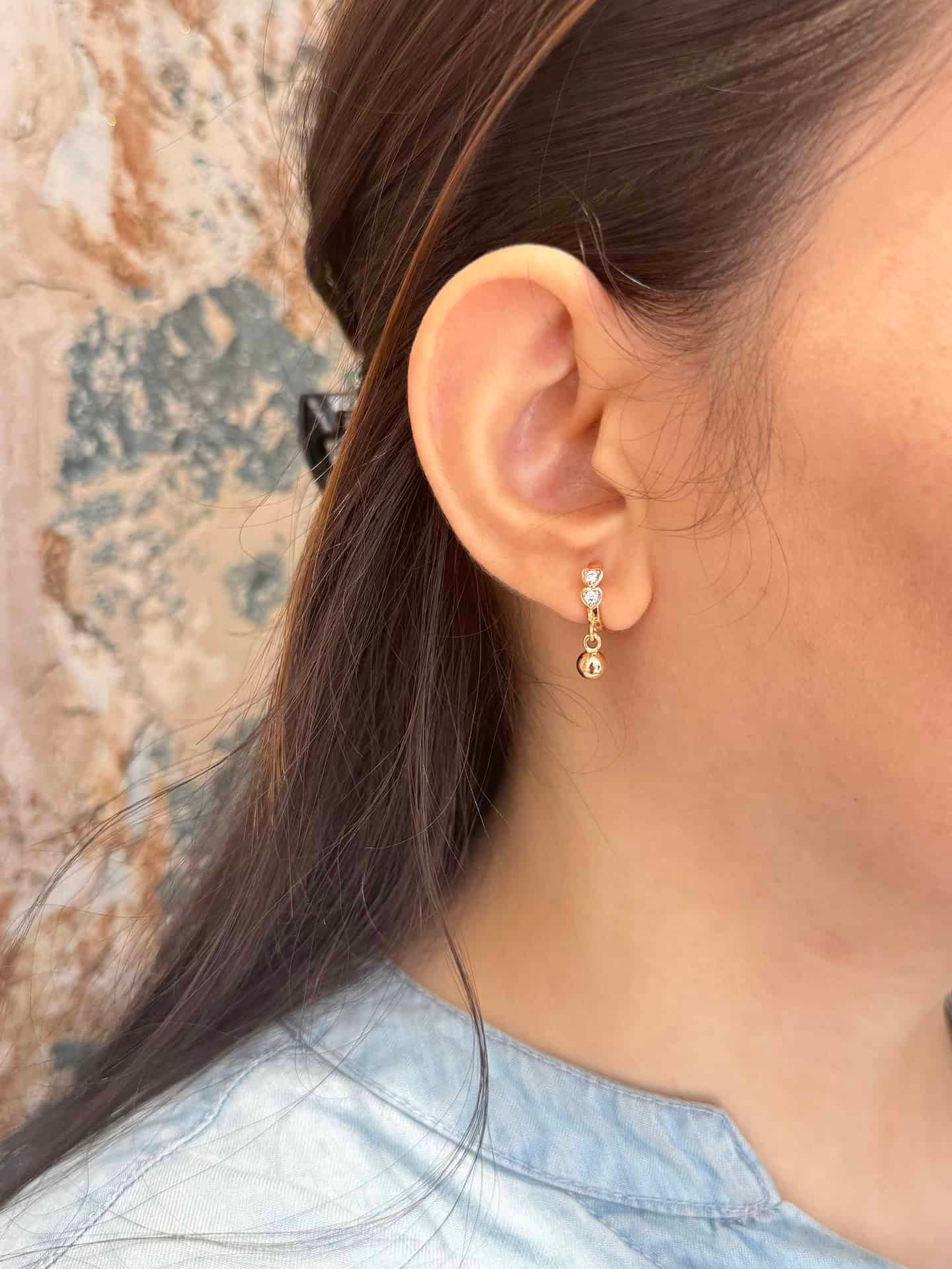 18-carat gold plated Bali hanging design for daily wear - Pandoras Art ...